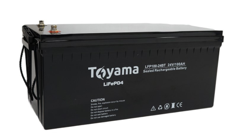 Akumulator litowy Toyama LFP 100 LiFePO4 100Ah 24V BMS Bluetooth - Toyama